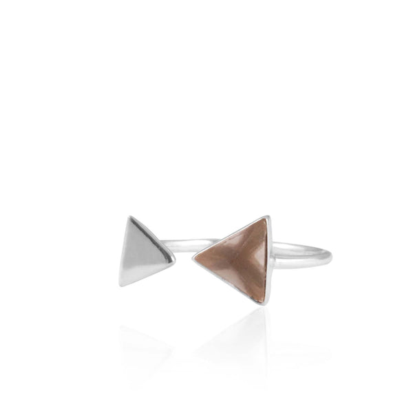 Triangular Ring Sterling Silver - Sabyavi